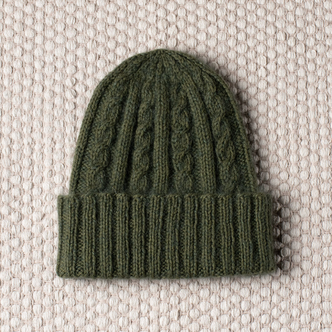 Knitting Patterns Galore - Quiet Woodland Hat